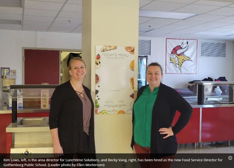 Gothenburg Public Schools Introduces New Director and Food Service ...